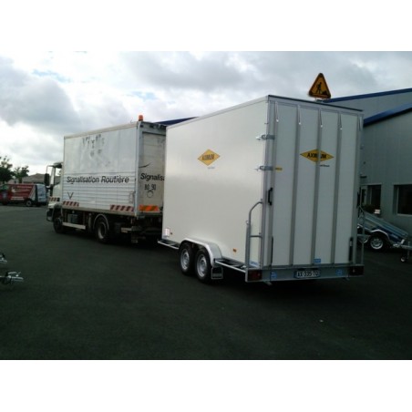 Remorque fourgon aluminium