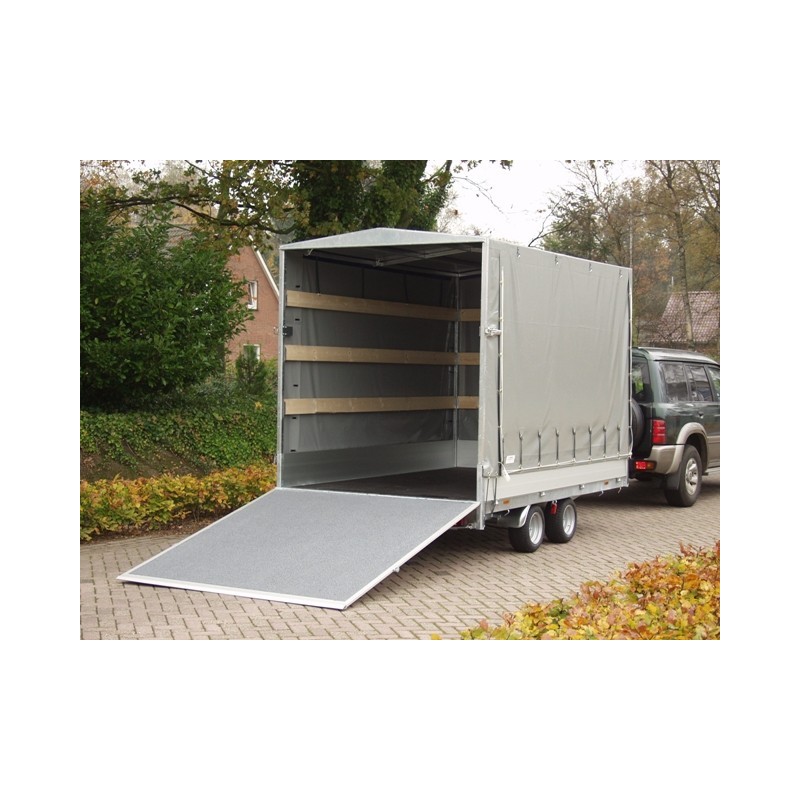 remorque plateau bâché grand volume